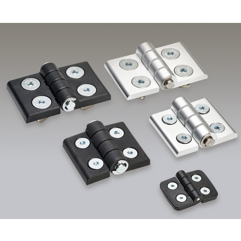 Hinge Series 6 (บานพับ พลาสติกสีดำ) | synergy-as.com