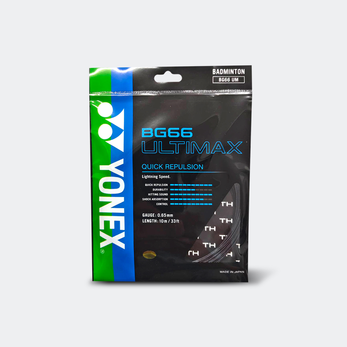 YONEX BADMINTON STRING BG-66 ULTIMAX Black | Sportsworld Shop Online