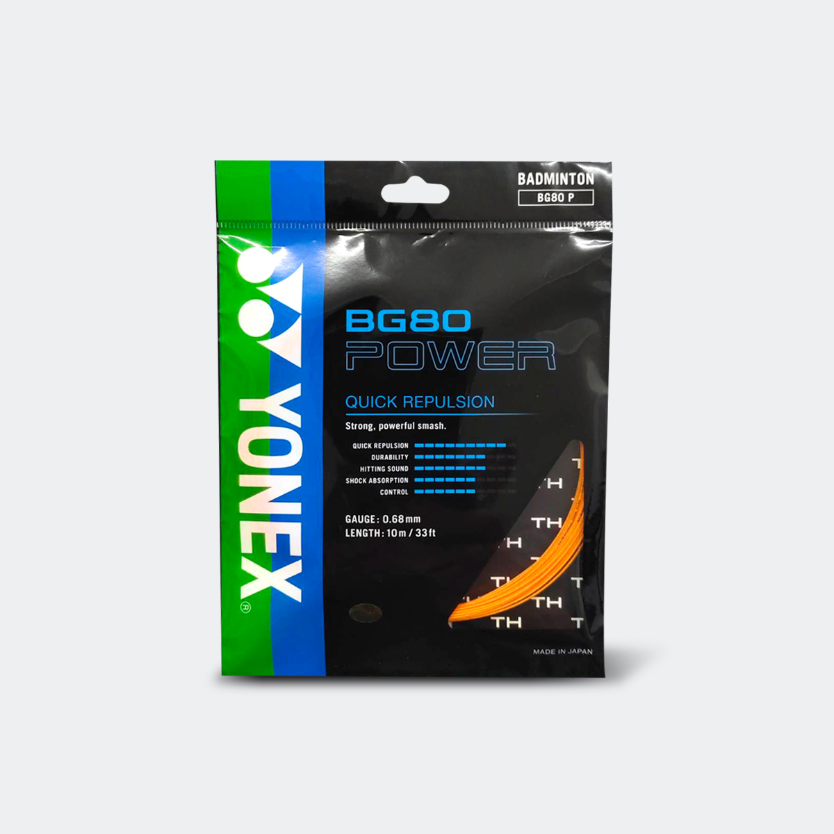 YONEX BADMINTON STRING-BG-80-POWER Orange | Sportsworld Shop Online