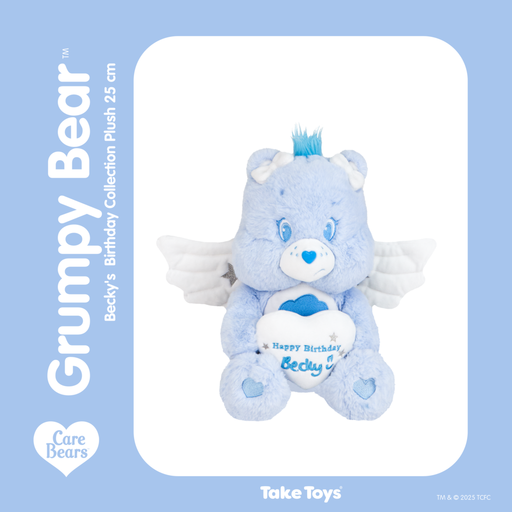 Care Bears Becky's Birthday Collection Plush 25 cm (Grumpy Bear) | take ...